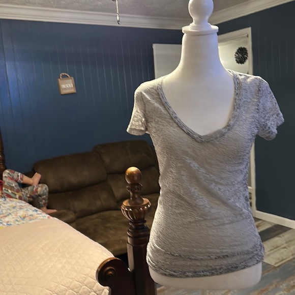 BKE | Tops | Bke From Buckle Super Sheer Deep V Neck Jr Top Size Small ...